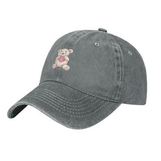 Generic Adorable Ours-Chat Enlac&eacute; par lamour Femme Homme Chapeau R&eacute;tro Ancien Chapeau De Cowboy R&eacute;glable Casquettes Snapback pour Randonn&eacute;e Golf Toutes Les Sa