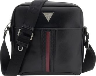 Guess Homme, Sacs, Noir, Taille: ONE Size Torino Logo Crossbody