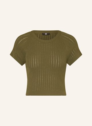 Riani Riani Cropped-Strickshirt gruen