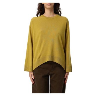 KANGRA Pull col rond &eacute;vas&eacute; - Femme - Pulls - Brun - Taille: 36 FR