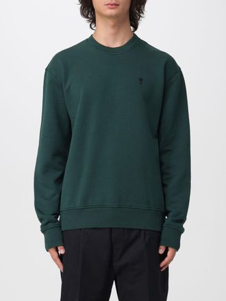 Ami Sweatshirt aus Baumwolle mit Rundhalsausschnitt und gesticktem Ami de Coeur-Logo