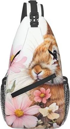 Generic A Basket Of Carrots And Rabbits Sac &agrave; bandouli&egrave;re de voyage Sac &agrave; dos &agrave; bandouli&egrave;re pour homme Sac &agrave; dos de randonn&eacute;e