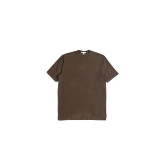 James Perse Femme, Tops, Vert, Taille: 38 FR Short Sleeve Crew Neck