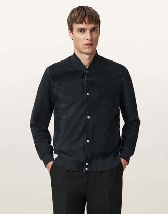 AllSaints Stafford - Bomber - Bleu fant&ocirc;me