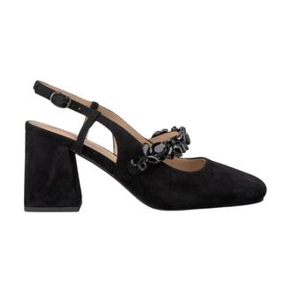 Alma En Pena Hoher Schuhriemen mit Strass-Detail - - Shoes - Damen - Schwarzk - 38 EU