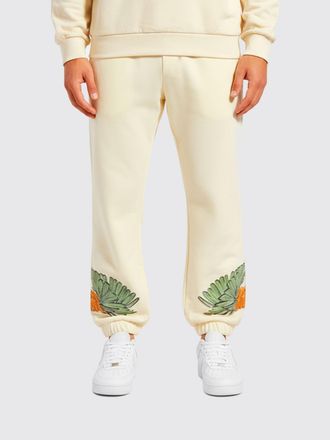 Marcelo Burlon Pantalon COUNTY OF MILAN Homme couleur Crème