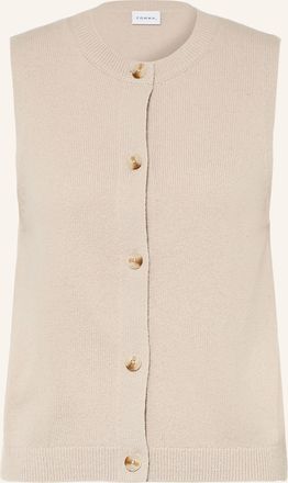 Comma Comma Strickweste beige