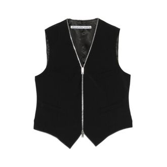 Alexander Wang Femme, Vestes, Noir, Taille: 36 FR Gilet Tailleur Zipp&eacute;