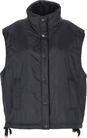 Max Mara Gilet matelass&eacute; Alice - Femme - Vestes - Bleu - Taille: 38 FR