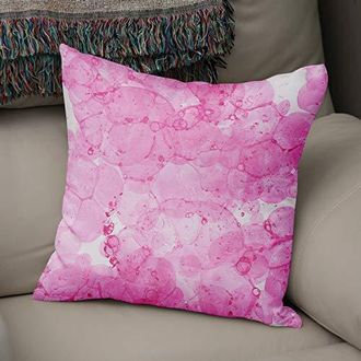 Bonamaison Le Jardin du Lin Kissen Zierkissenbezug Kissenbezug, Aquarell-Thema Dekoration, Für Zuhause Autos Büro Sofa Wohnzimmer Couch Schlafzimmer Dekor, 50x50