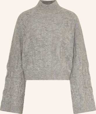 Mrs & Hugs Mrs & Hugs Pullover Mit Alpaka grau