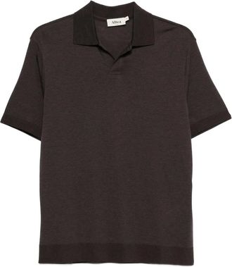 Altea Homme, Tops, Noir, Taille: XL 6038 Marrone Polo