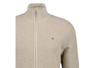 GANT Sweatshirt Herren Strickjacke 1er Pack Baumwolle (Packung, 1er Pack)
