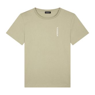 Dondup Gr&uuml;nes Logo Rundhals-T-Shirt - - Tops - Herren - Gr&uuml;n - S