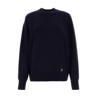 Chlo&eacute; Pullover mit Rundhalsausschnitt und Raglan&auml;rmeln - - Knitwear - Damen - Blau - M