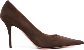 Amina Muaddi Barbara Pumps 90mm - Braun