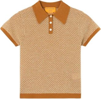 Guest In Residence Femme, Tops, Brun, Taille: 44 FR Polo Piqu&eacute;