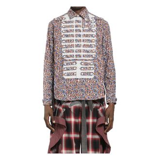 Craig Green Homme, Chemises, Bleu, Taille: L Chemise Multi Tab