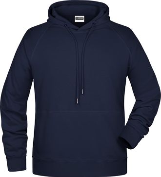 James & Nicholson Herren Kapuzensweat - Hochwertiger Kapuzensweat aus Bio-Baumwolle | Farbe: Navy | Gr&ouml;sse: 3XL