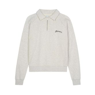 Flaneur Signature Raglan Half Zip - - Sweatshirts & Hoodies - Herren - Grau - S