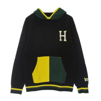 HUF Schwarzer Doppelkapuzen Langarm Hoodie - - Sweatshirts & Hoodies - Herren - Schwarzk - S