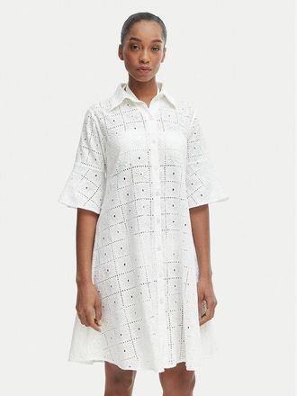 iconique Sommerkleid Romina IC26-039 Wei&szlig; Regular Fit