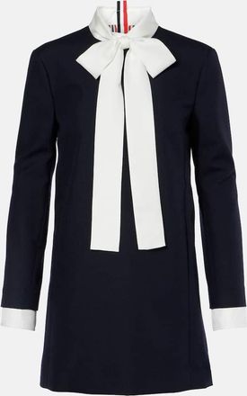 Thom Browne Minikleid aus Schurwolle mit Seide