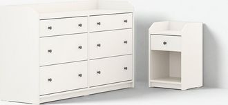 IKEA HAUGA Schlafzimmerm&ouml;bel 2er-Set