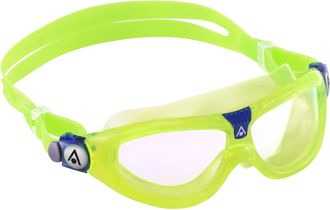 Aqua Sphere Seal Kid | Schwimmbrille für Kinder ab 3 Jahren mit UV-Schutz, Silikondichtung und beschlag- und auslaufsicheren Gläsern für Jungen und Mädchen, Grün 