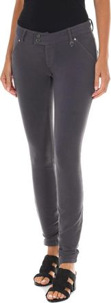 Met Slim Fit Sweatpants - - Trousers - Damen - Grau - W26