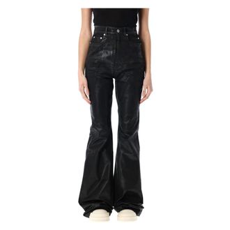 Rick Owens Schwarze Bootcut Jeans Stilvoll Aufwerten - - Jeans - Damen - Schwarzk - W27