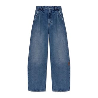 Off-white Jeans mit weitem Bein - - Jeans - Damen - Blau - W25