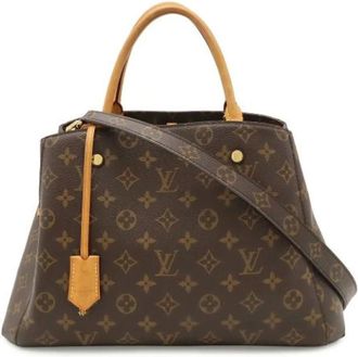 Louis Vuitton Sac &agrave; main vintage Pre-owned Monogram - Femme - Pre-owned - Brun - Taille: ONE Size