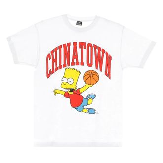 Market The Simpsons Wei&szlig;es T-Shirt - - Tops - Herren - Wei&szlig; - M