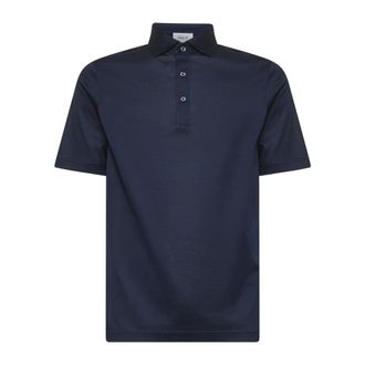 D4.0 Polo Shirts - - Tops - Herren - Blau - S