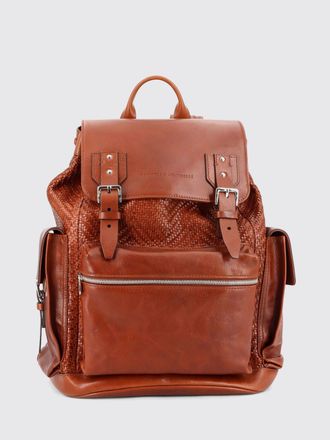 Brunello Cucinelli Sac &agrave; Dos Homme couleur Marron