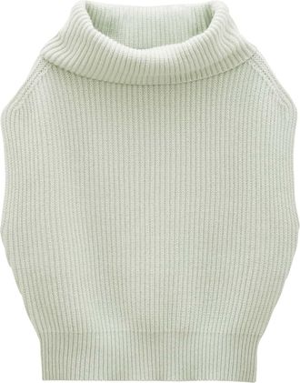 someday Damen Pullunder | Pullunder TAVORA Regular aus Woll Mix Pale Jade, 38