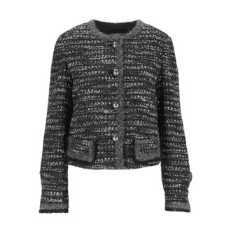 Emporio Armani Tweedjacke - - Jackets - Damen - Grau - S