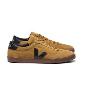 Veja Vintage Fu&szlig;ballstil Eco-Suede Sneaker - - Shoes - Herren - Braun - 43 EU