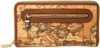 Alviero Martini 1A Classe Beige World Map Rei&szlig;verschlussbrieftasche - - Accessories - Damen - Beige - ONE SIZE