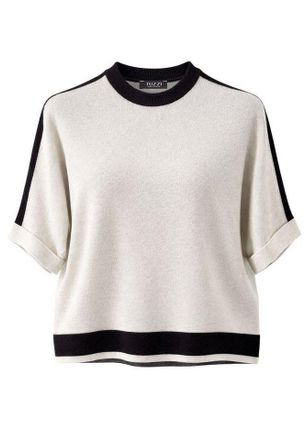 Tuzzi Nero Strickpullover mit &Auml;rmelumschlag