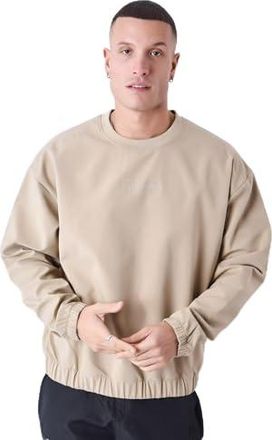 Project X Paris Sweat col Rond textur&eacute; Beige S