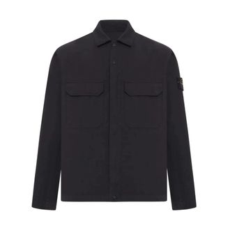 Stone Island Overshirt V0029 - - Jackets - Herren - Schwarzk - 3XL