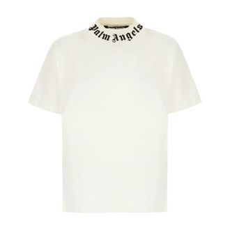 Palm Angels Homme, Tops, Beige, Taille: XL T-Shirt