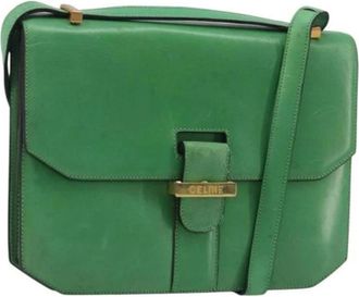 Celine Pre-owned Sac bandouli&egrave;re vintage - Femme - Pre-owned - Vert - Taille: ONE Size