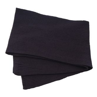 Hanseheld Ripp Strickschal Schurwolle - Merino Rippenstrick Schal - Marine | Wollschal | Schal 100% Wolle (Merino) | Mulesingfrei | Made in Germany