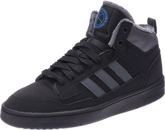 adidas Adidas Unisex Rapid Court Mid Winterized Schuhe, core Black/Grey six/Bright Royal, 41.5 EU