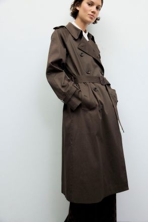Gerard Darel Trench long - SERGE - Marron