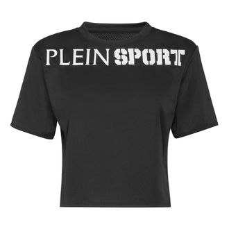 Plein Sport Femme, Tops, Noir, Taille: 36 FR T-Chemises