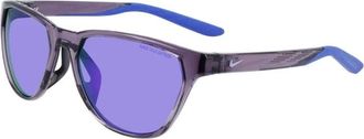 Nike unisex, Accessoires, Violet, Taille: ONE Size Injected Oversized Square Lunettes de soleil